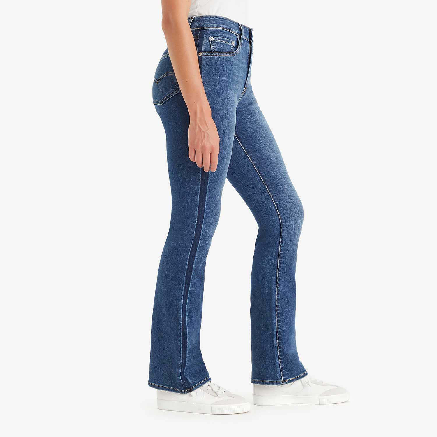 Calça Jeans Levi's® 725 High Rise Bootcut Lavagem Escura - Levi's® Brasil