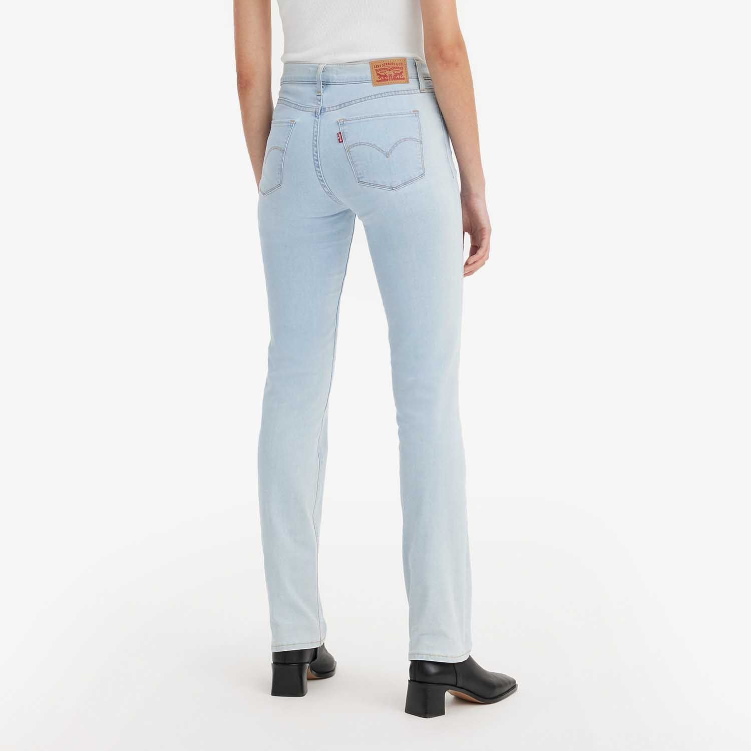 Calça Jeans Levi's® 314 Shaping Straight Lavagem Clara - Levi's® Brasil