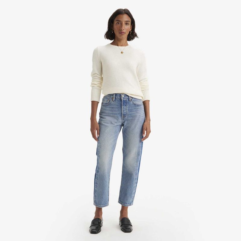 Calça Jeans Levi's 501 Crop Lavagem Média - Levi's® Brasil