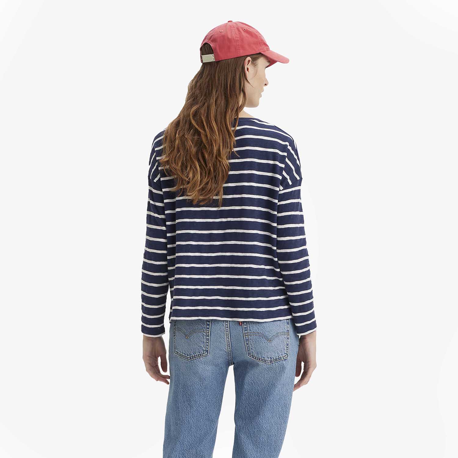 Blusa Levi's Margot Long Sleeve Listrada Preto - Levi's® Brasil
