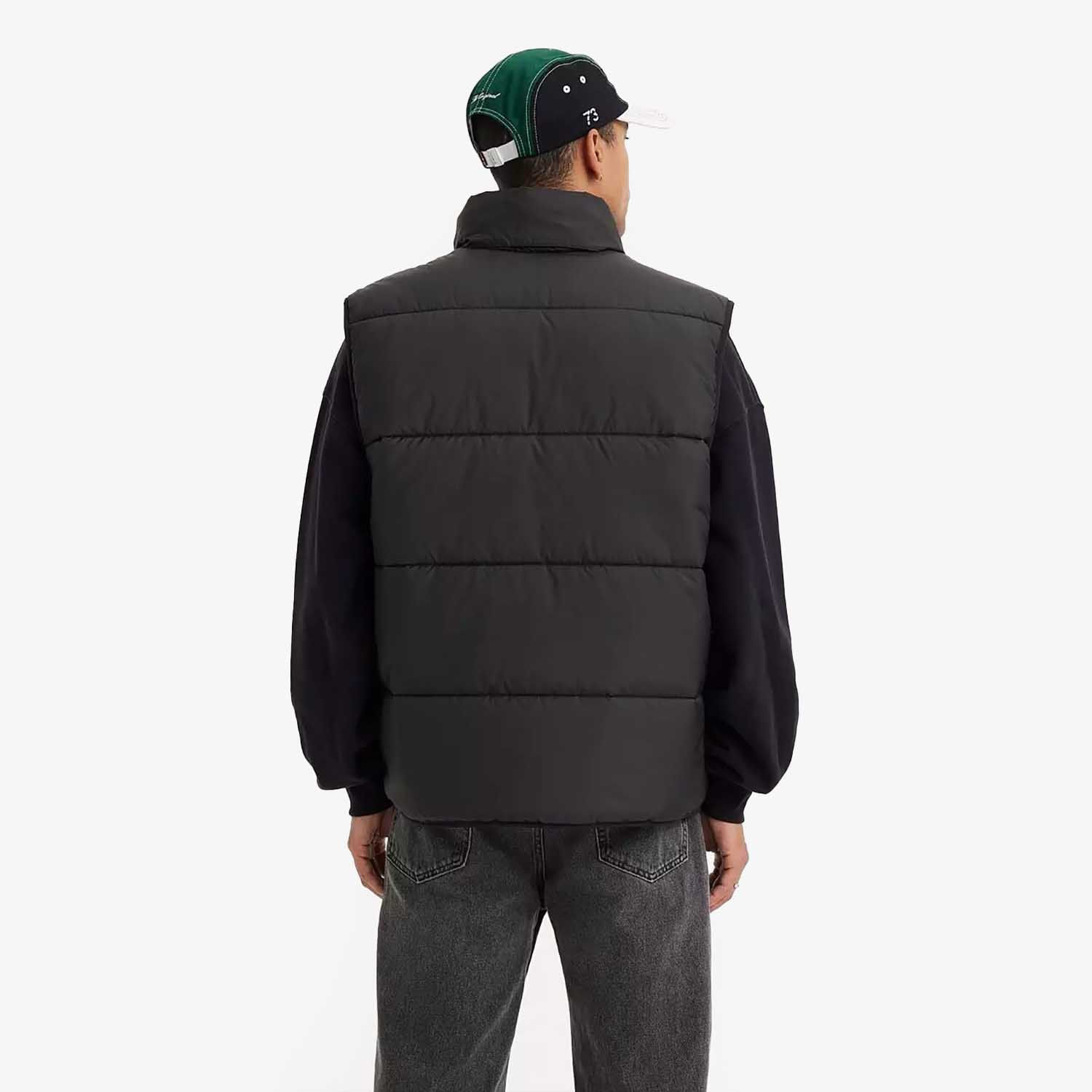 Colete Puffer Levi's Sunset Vest Preto - Levi's® Brasil