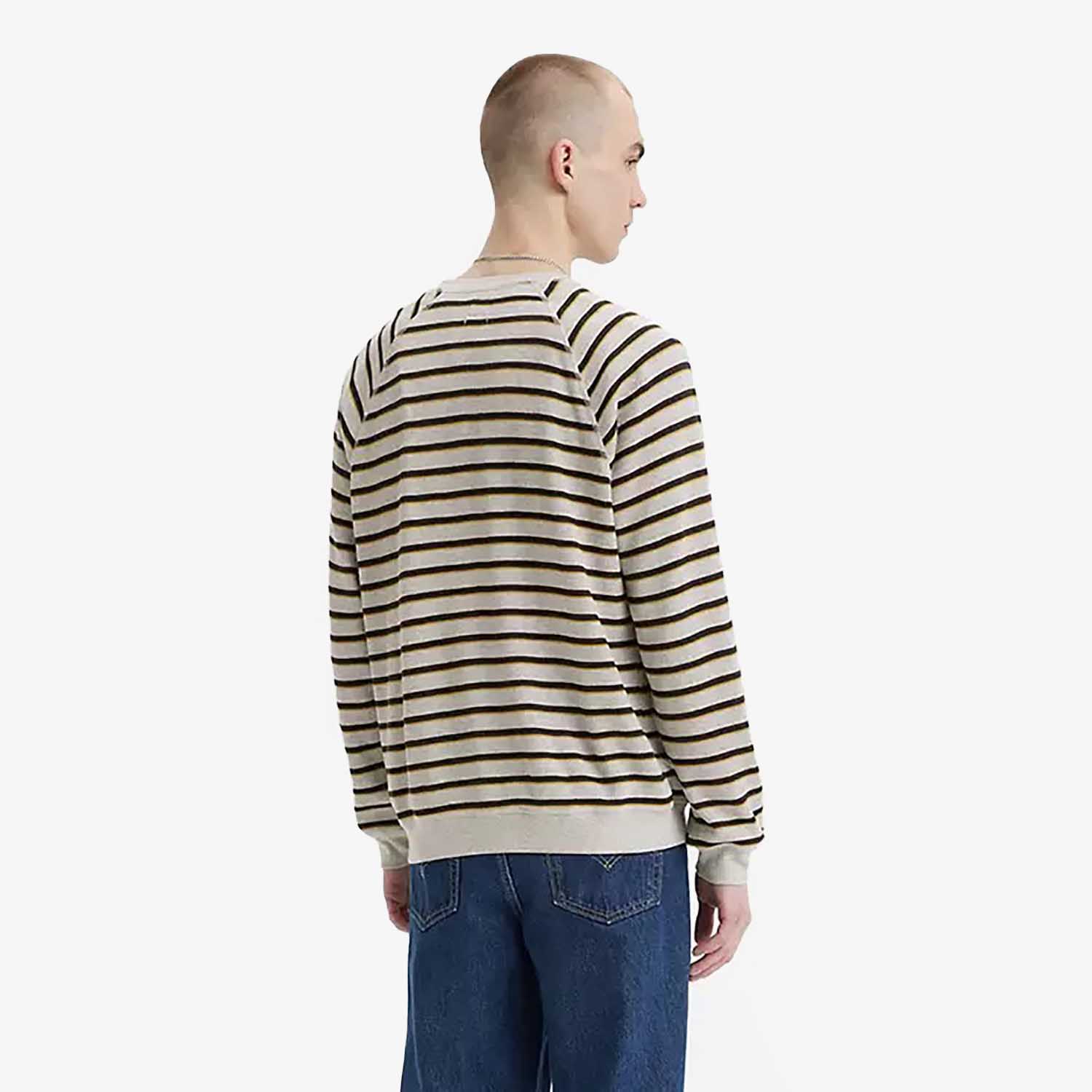 Blusa Levi's Thermal Raglan Crew Listrada Manga Longa - Levi's® Brasil