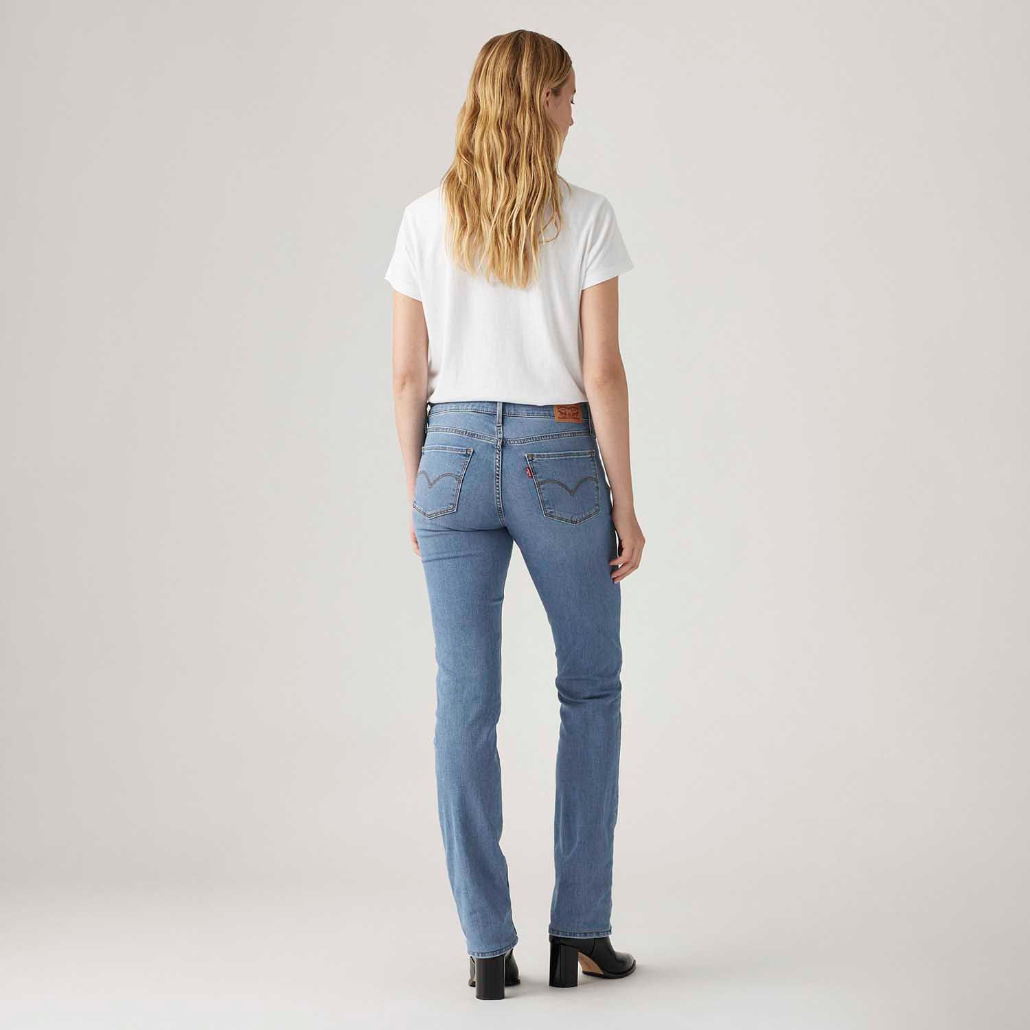 Calça Jeans Levi's® 314 Shaping Straight Lavagem Média - Levi's® Brasil