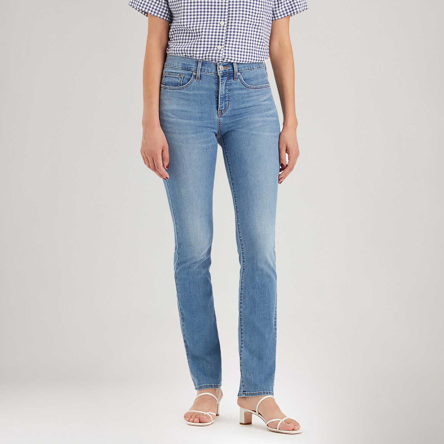 Calça Jeans Levi's® 314 Shaping Straight Lavagem Média - Levi's® Brasil