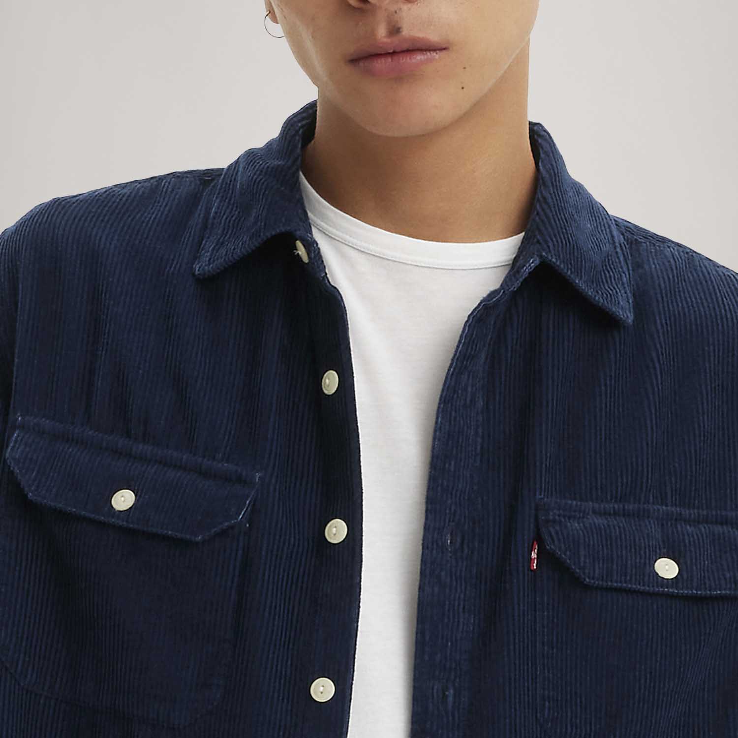 Camisa Levi's® Jackson Worker Azul Manga Longa - Levi's® Brasil