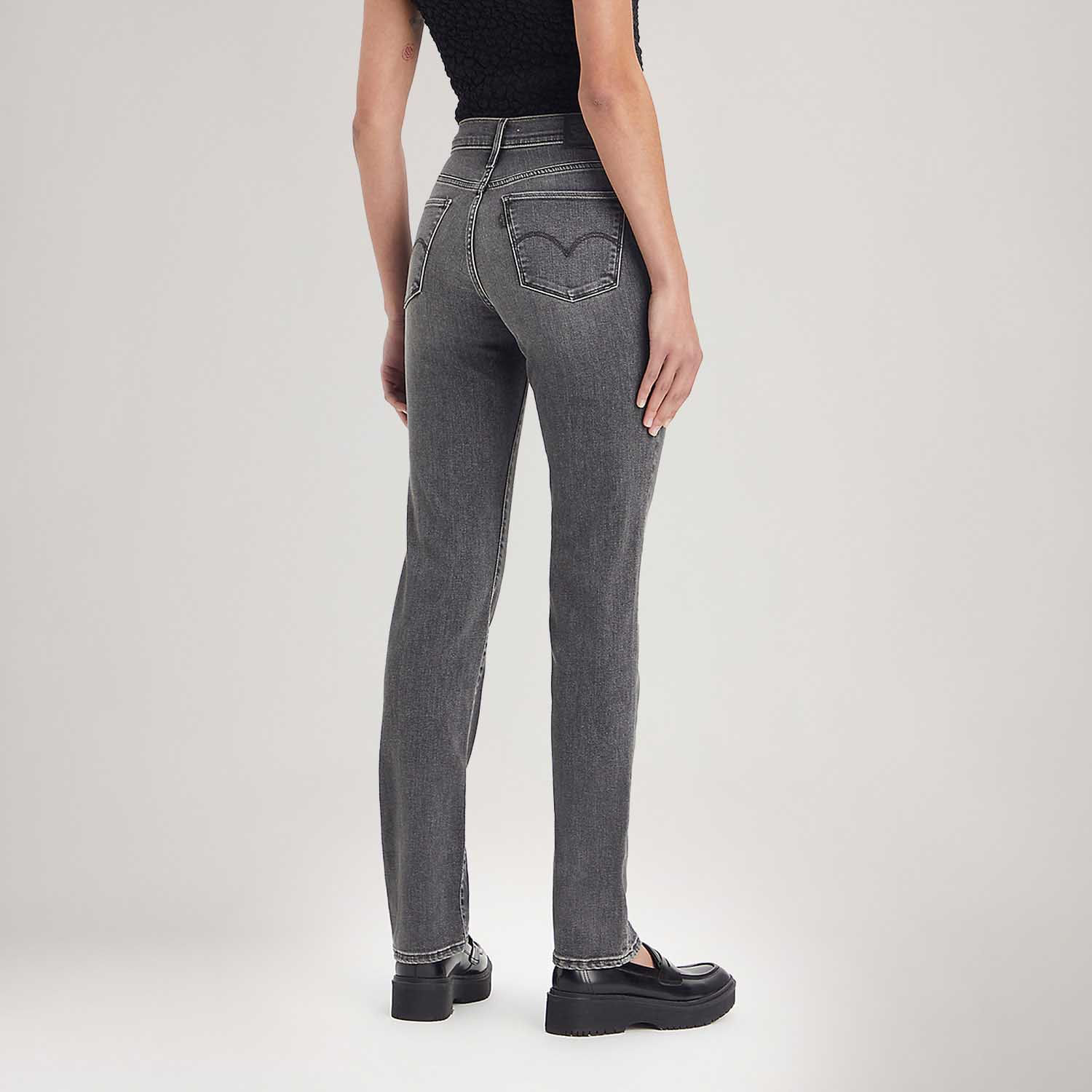 Calça Jeans Levi's® 314® Shaping Straight Preta - Levi's® Brasil