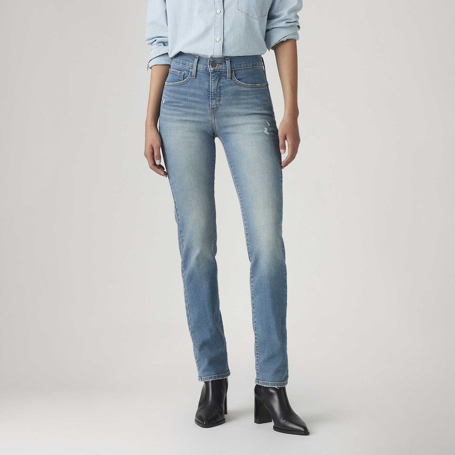 Calça Jeans Levi's® 314® Shaping Straight Lavagem Média - Levi's® Brasil