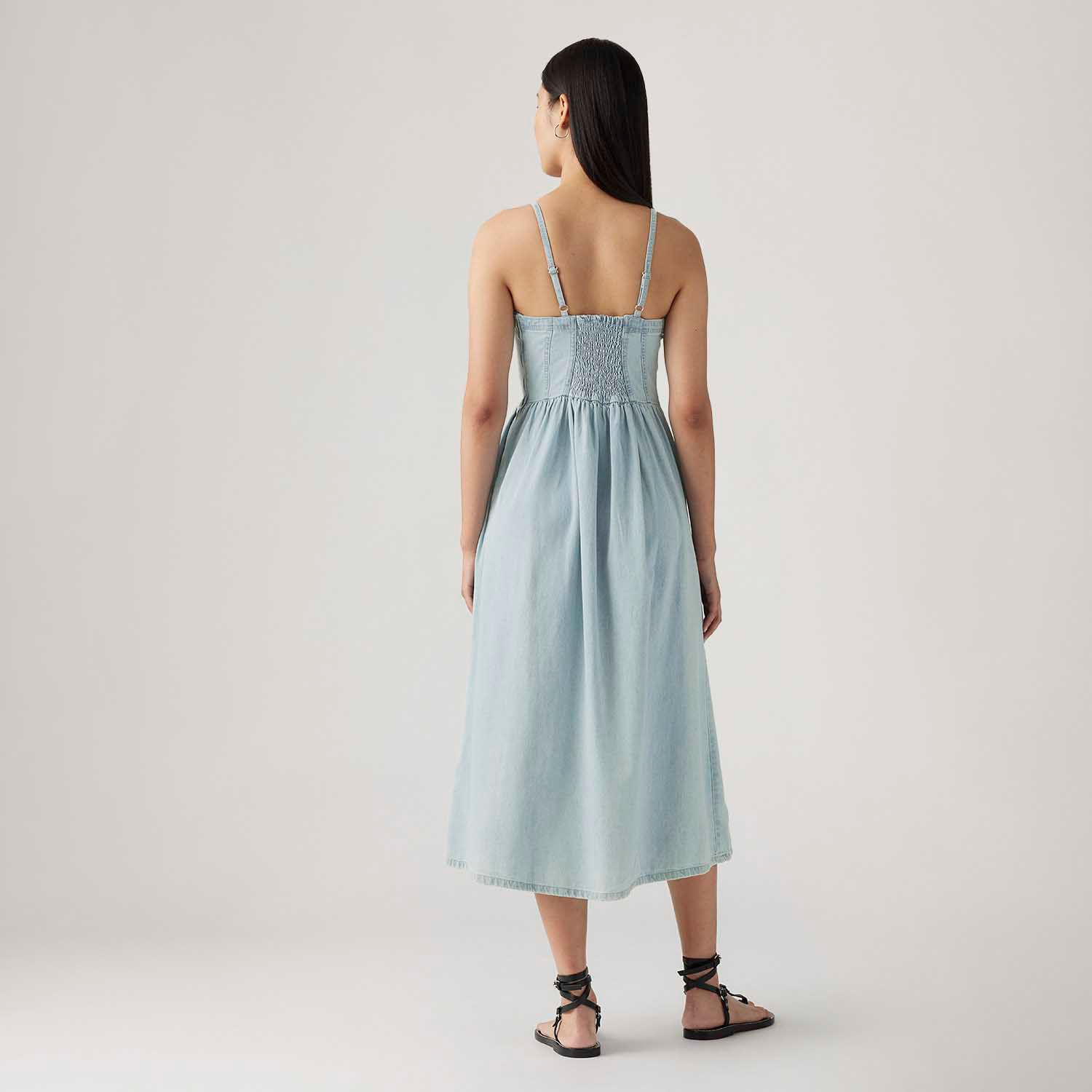 Vestido Jeans Levi's® Alessie Lavagem Clara - Levi's® Brasil