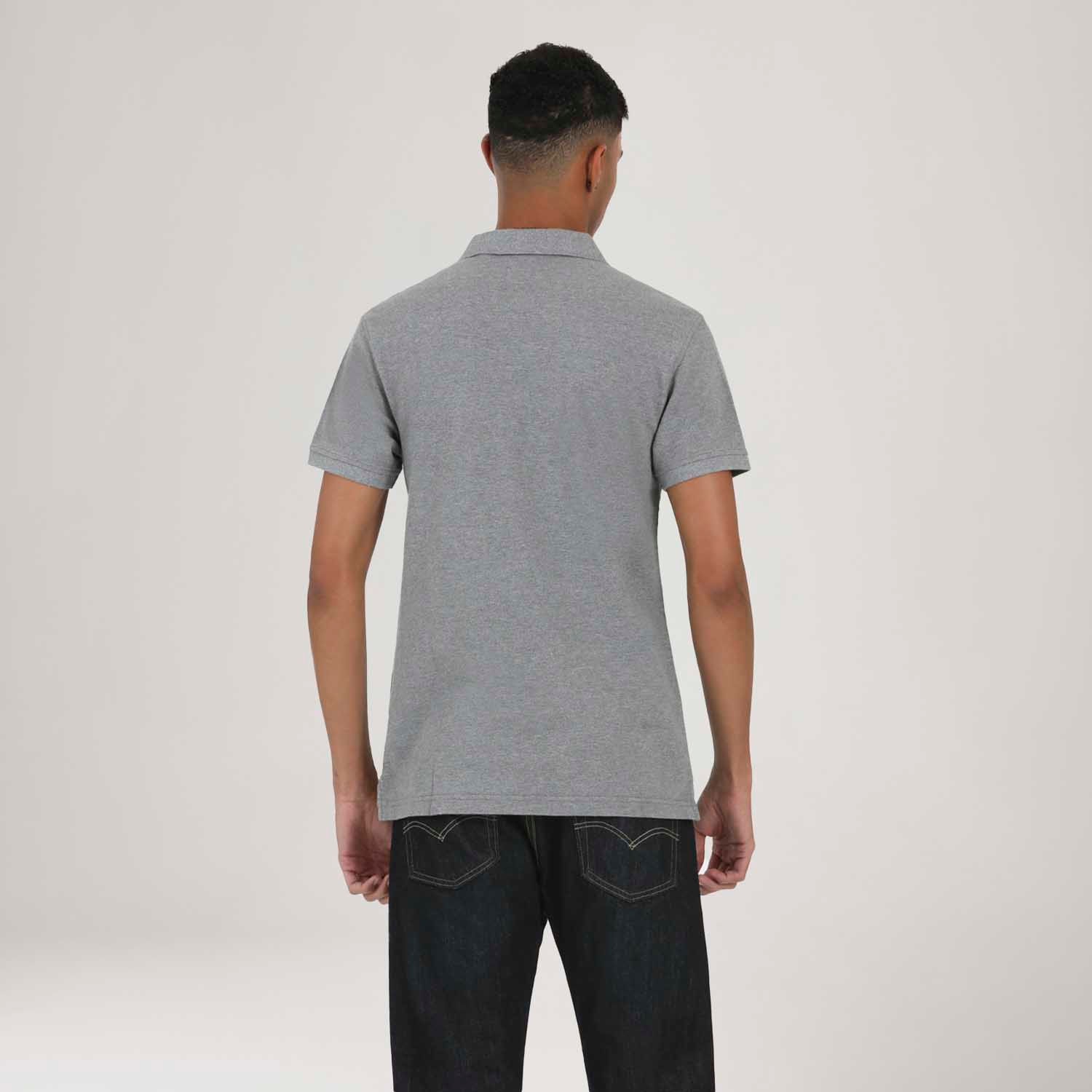 Camisa Polo Levi's® HM Classic Cinza Manga Curta - Levi's® Brasil