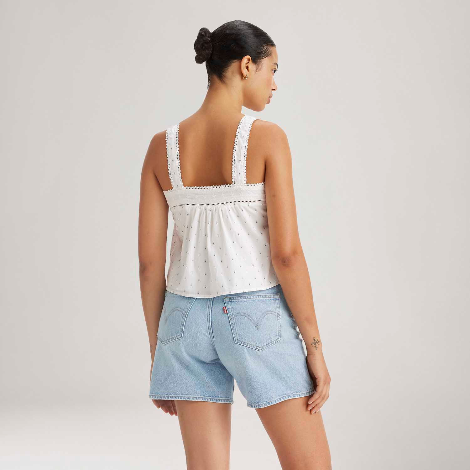Blusa Levi's® Cici Regata Branca - Levi's® Brasil