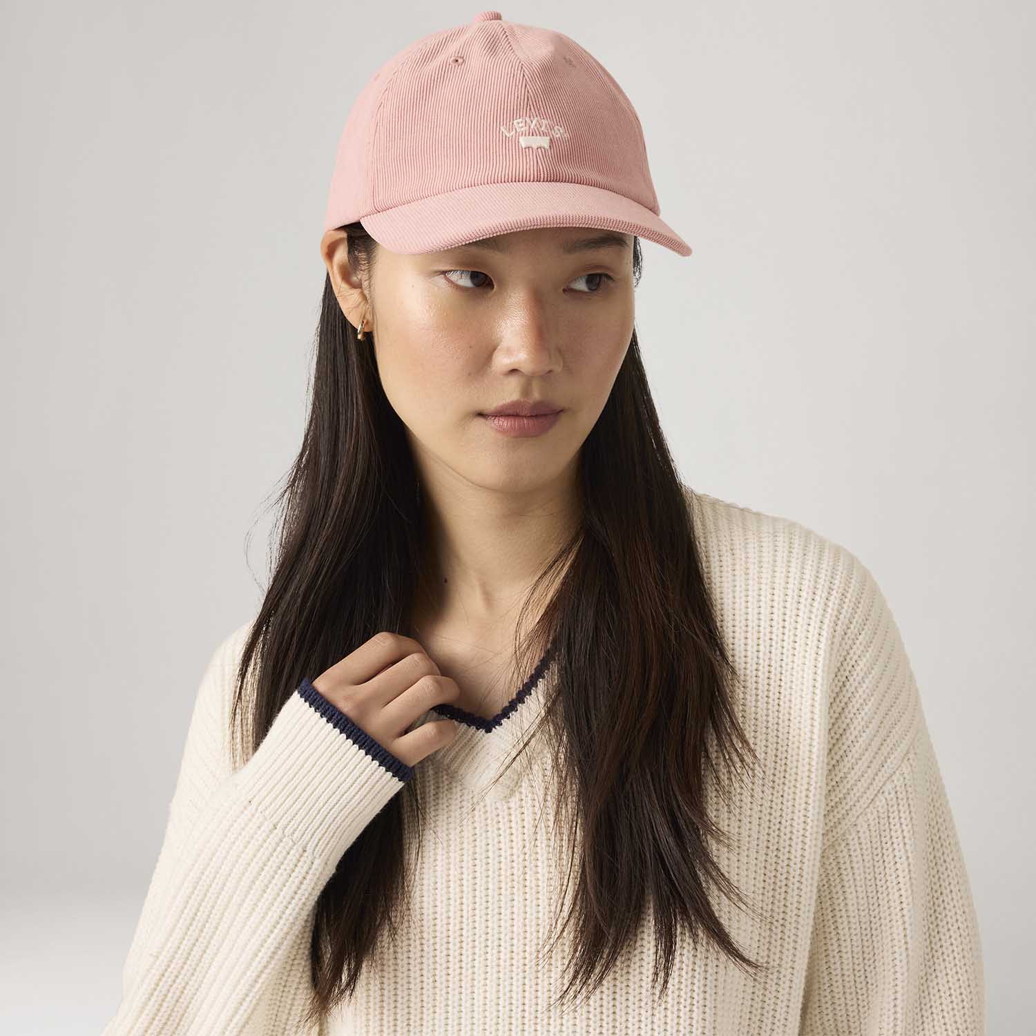 Boné Levi's® Lazy Girl Rosa - Levi's® Brasil