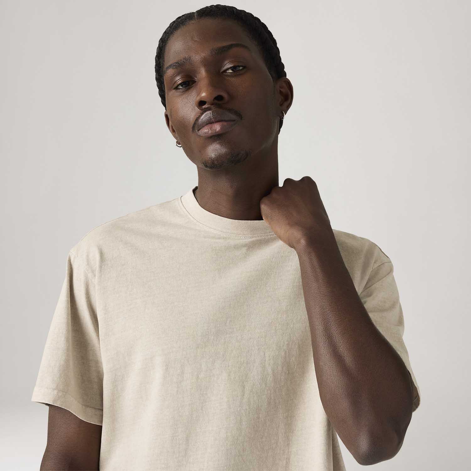 Camiseta Levi's® Cropped Manga Curta Off White - Levi's® Brasil