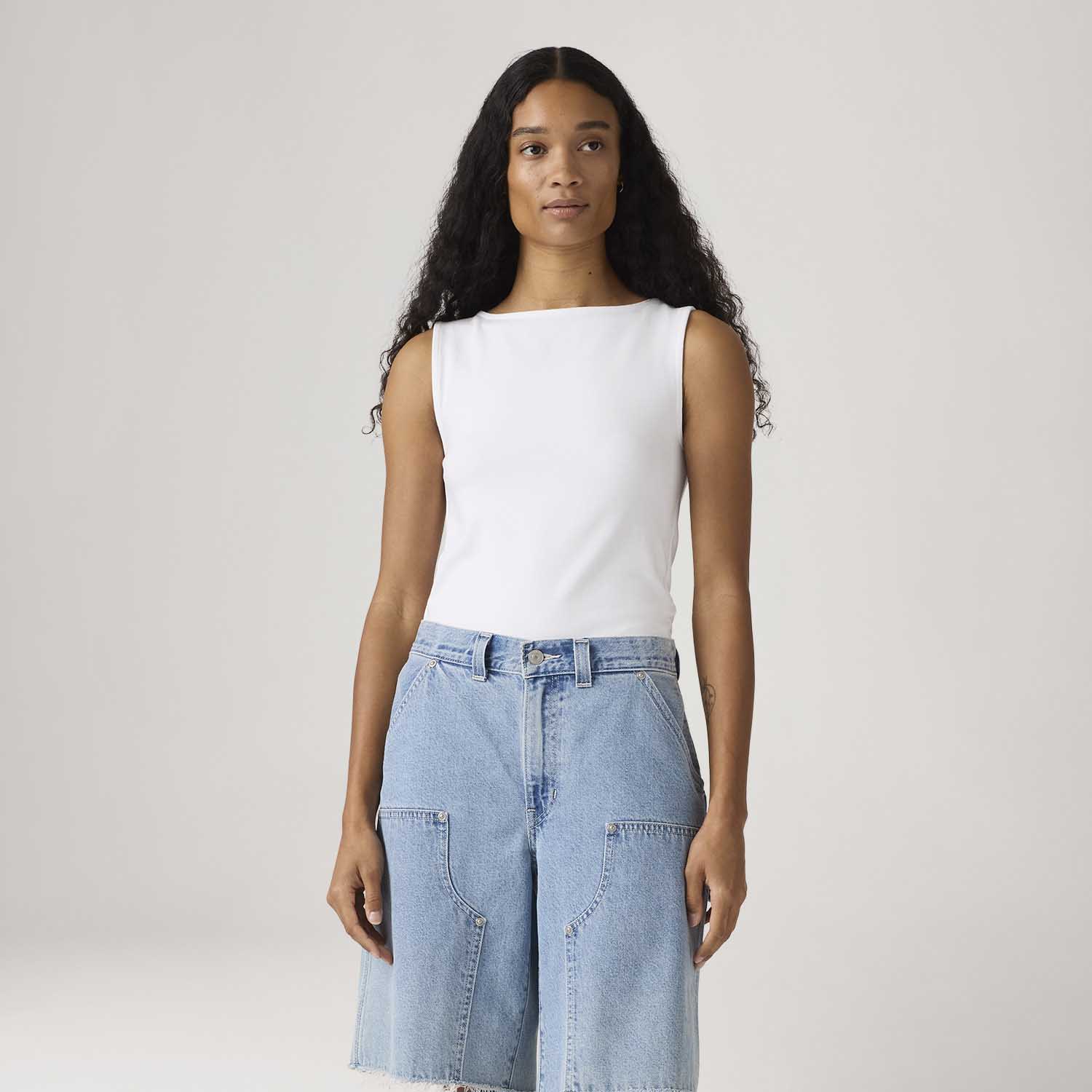 Blusa Levi's®Blair Boatneck Branca - Levi's® Brasil